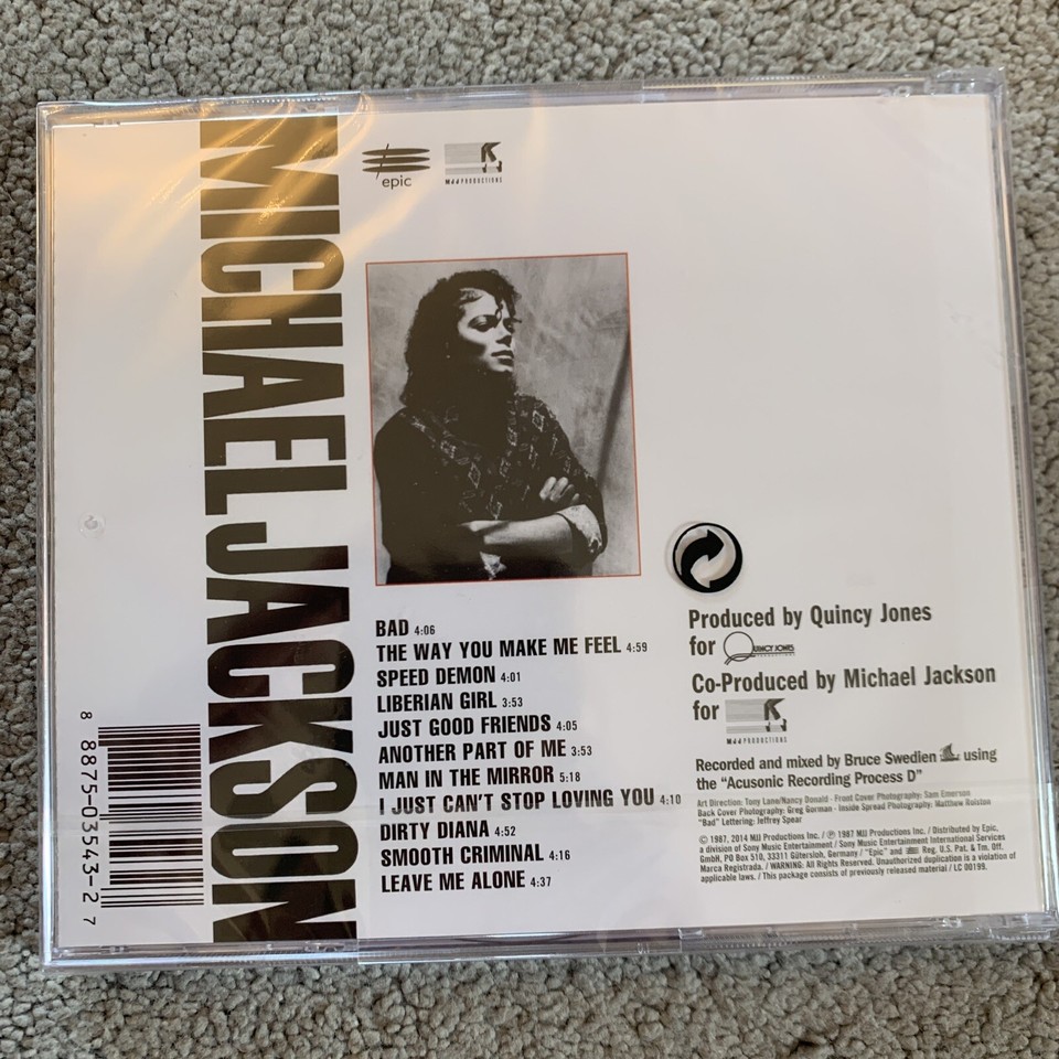 Michael Jackson - BAD - Remaster CD - New & Sealed | eBay