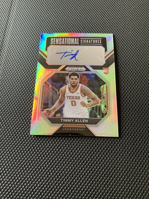 2023-24 Panini Prizm Draft Picks Sensational Signatures Silver Timmy ...