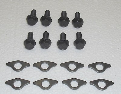 1966 Cadillac Valve Cover Retainers 16 pcs, 8 Bolts, 8 Reinforcements ...