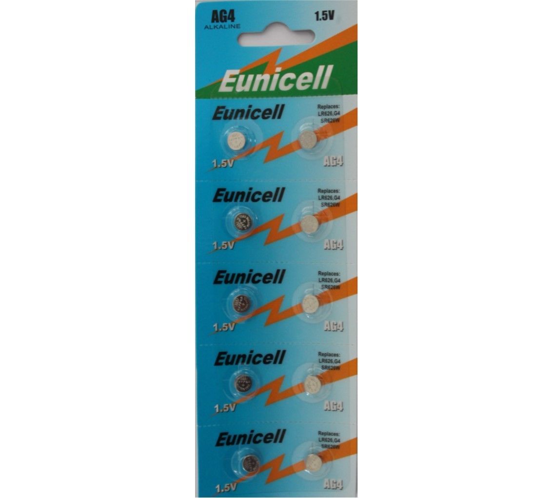 10 X LR66 G4A LR626 L626 1.5v Alkaline AG4 Batteries Coin Cell Watch ...