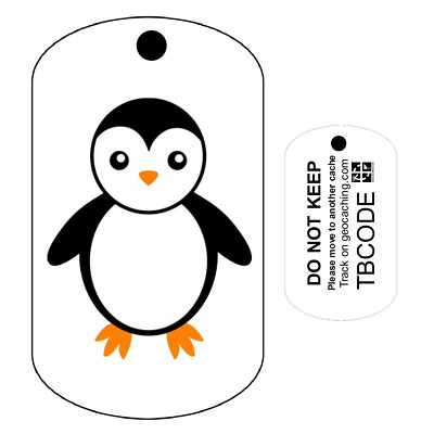 Penguin Trackable Tag (Travel Bug) For Geocaching - Trackable Tag | eBay UK