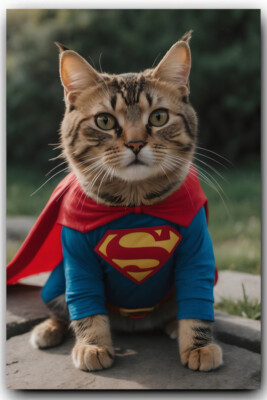 SuperCat 4 x 6 inch Exclusive Art Print Collectible Photo 10072 | eBay