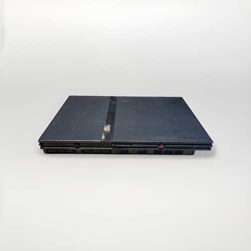 Sony PlayStation 2 PS2 Slim Console Only Black SCPH-77001 w/ New Laser ...
