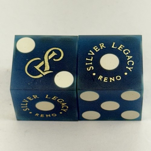 Casino Dice SILVER LEGACY Reno Nevada Sanded Finish | eBay
