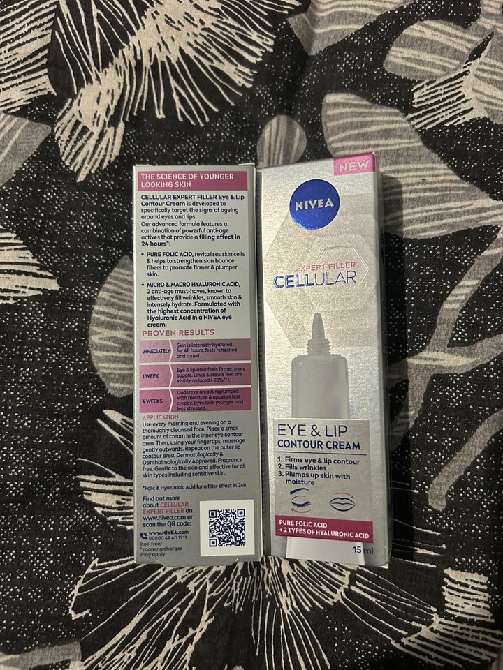 NIVEA Cellular Expert Filler Hyaluronic Acid Eye & Lip Contour Cream ...
