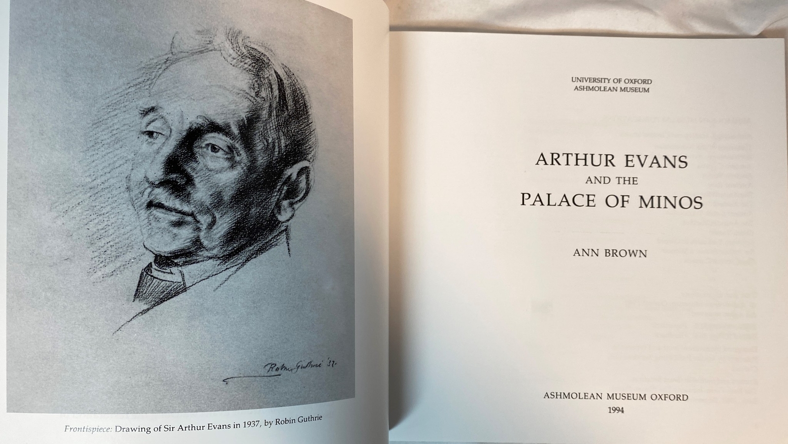 Arthur Evans and the Palace at Minos by Ann Brown (1983, Trade ...