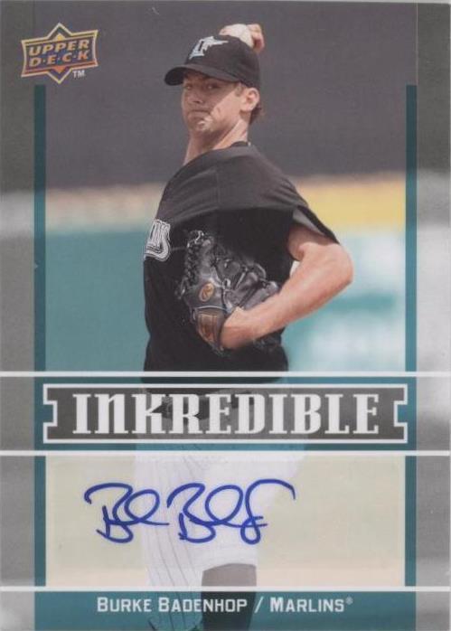 2009 Upper Deck - Inkredible Series 2 Burke Badenhop #INK-BA (AU) for ...