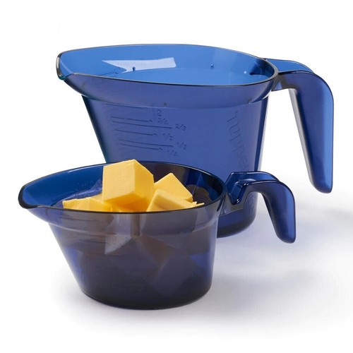 NEW Tupperware Microwave Pitcher set of 2 Microwavable Measuring Jugs ...