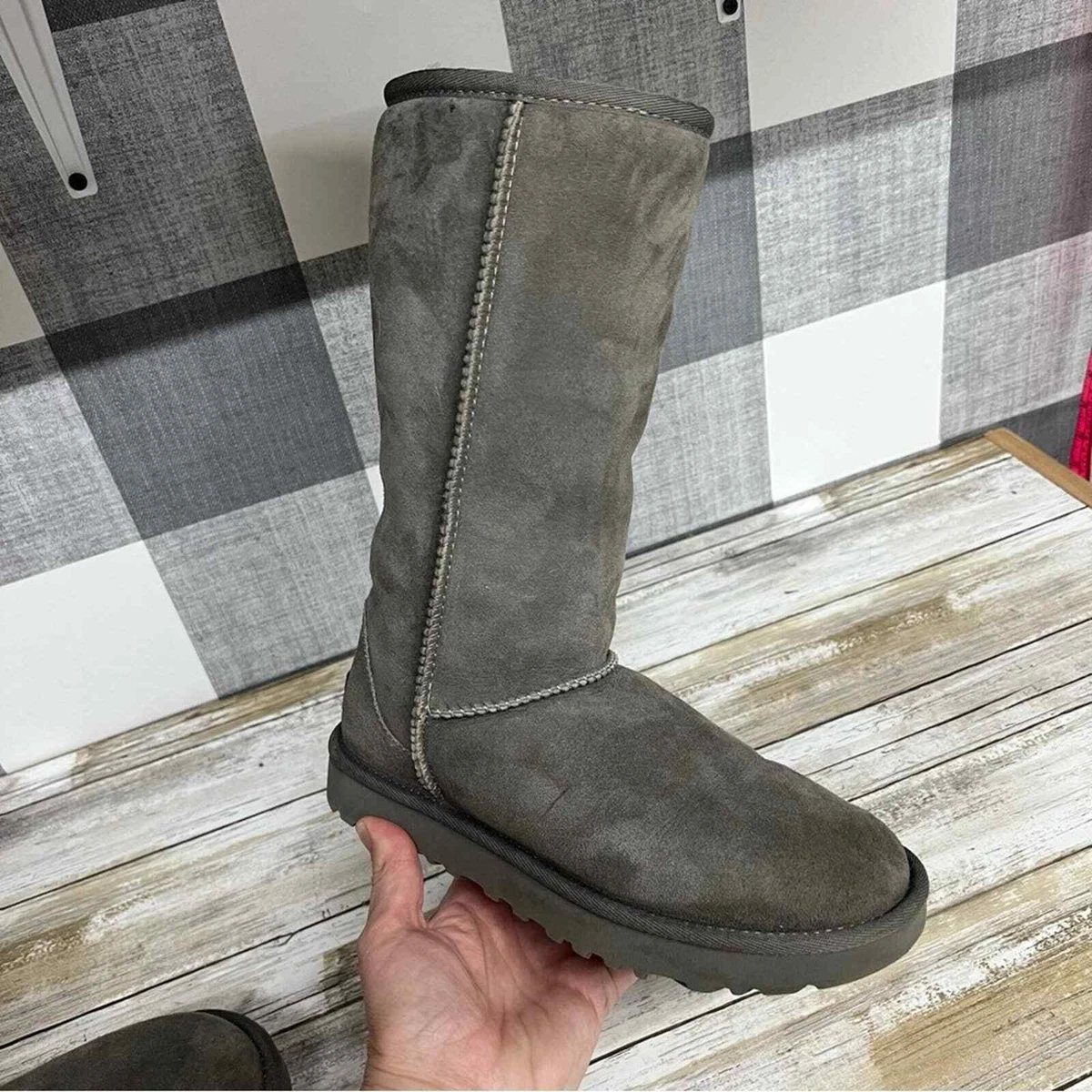 Tall Grey Uggs