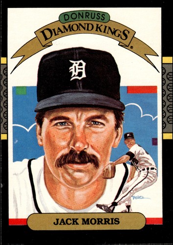 1987 Donruss #13 Jack Morris DK Detroit Tigers | eBay