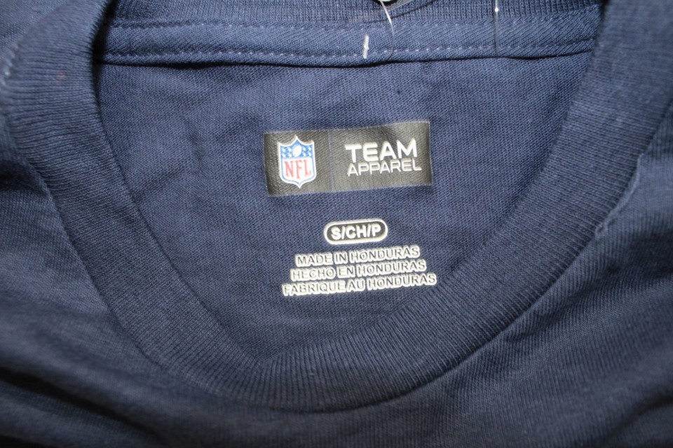 NFL St. Louis Rams Team Apparel Football Crew Neck T Shirt - Blue ...