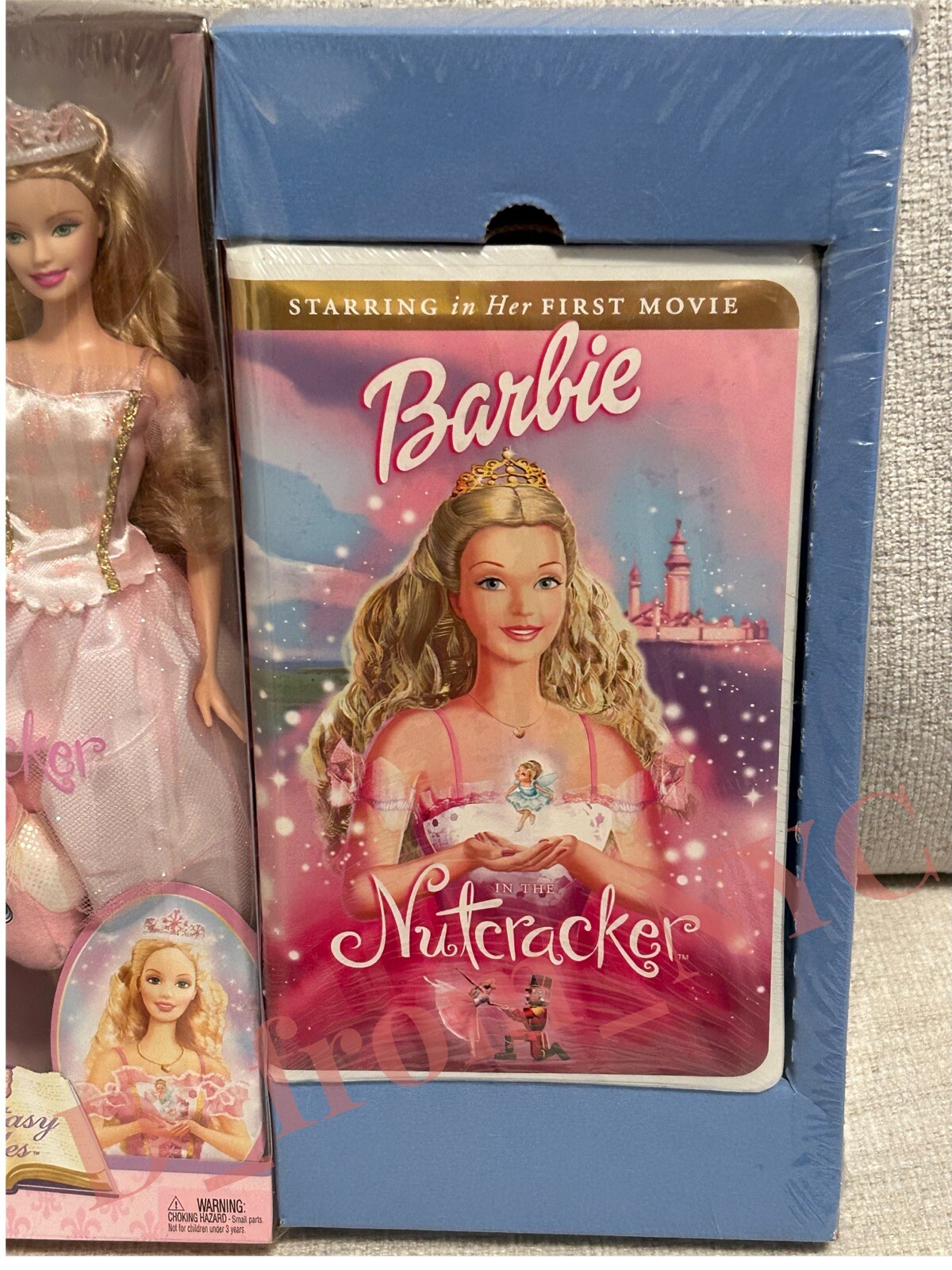 Barbie Nutcracker Fantasy Tales RARE Factory SEALED Doll VHS Combo Set ...