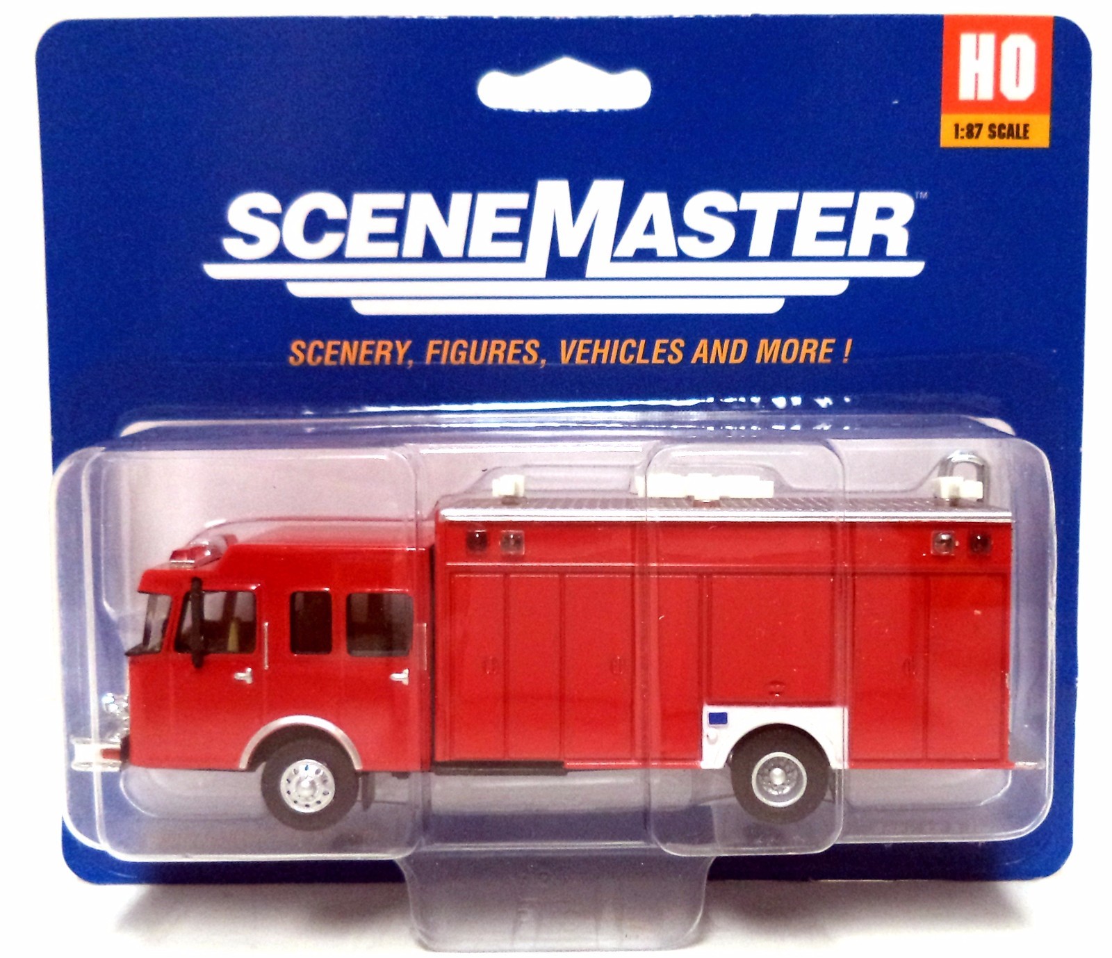 HO Scale Walthers SceneMaster 949-13802 Hazardous Materials Fire Truck ...