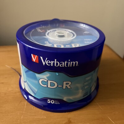 50 Pack Music CD-R Discs Media for Audio MP3 Data Recordable Spindle ...