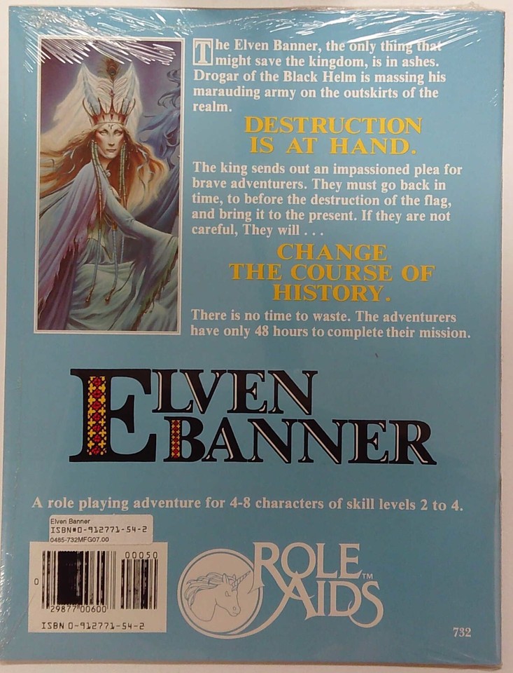 ROLE AIDS: ELVEN BANNER ADVENTURE MFG732 | eBay