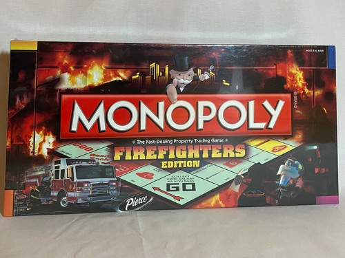 2009 Hasbro Monopoly Firefighter's Edition, 1st edition, factory sealed ...