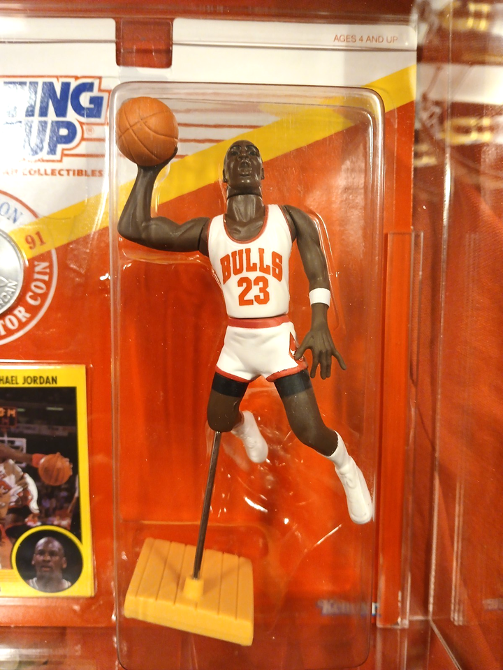 1991 Kenner SLU Michael Jordan Jumping & Coin AFA/CAS 80+ (80/85/90 ...