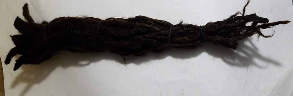 dreadlocks Natural Real human hair 9" to 19" 10 plus Yrs grown medium 1 ...