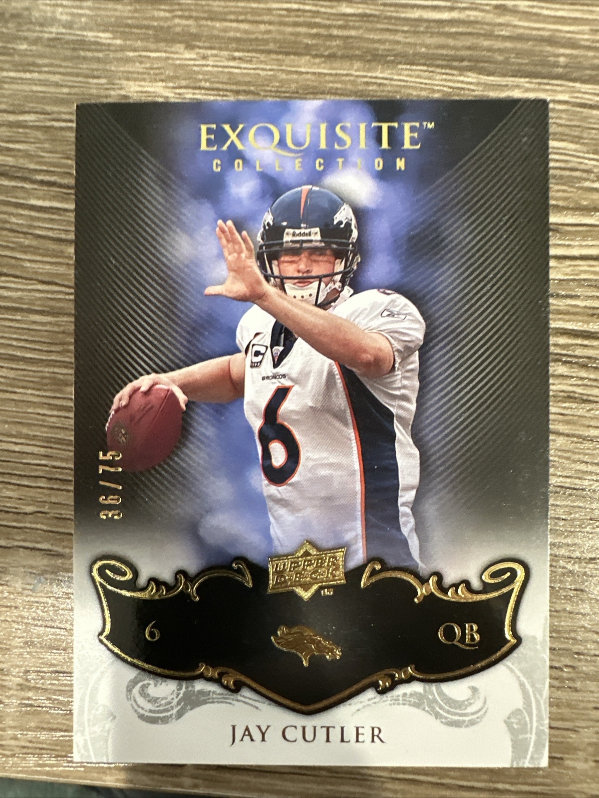 2008 Upper Deck Exquisite Collection - #31 Jay Cutler /75 for sale ...