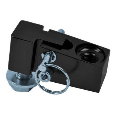 Buggy/UTV/Sandrail Whip Antenna Fold Down Mount - Black Anodized | Aluminum