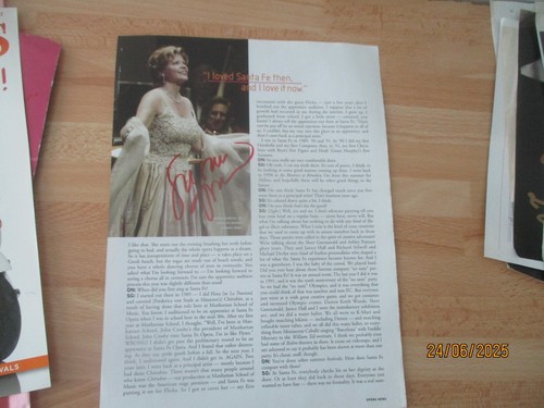 SUSAN GRAHAM OPERA CHANTEUSE LYRIQUE LOT 3 AUTOGRAPHE MANUSCRIT ...