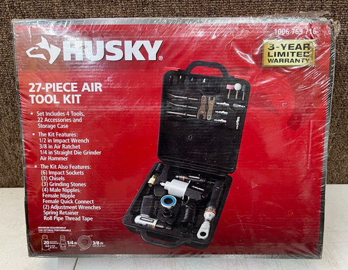 HUSKY - 1006 769 716 - 27-Piece Air Tool Kit for sale online | eBay