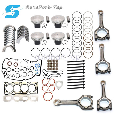 Engine Rebuild-Gasket Piston Bearing Con Rod Set Fit 12-17 Chevrolet ...
