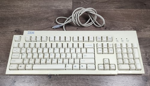 Vintage IBM Kb-7953 Wired Ps/2 Keyboard White Standard 104 Keys for ...