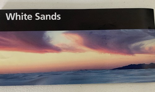 White Sands National Park National Park Service New Mexico Unigrid ...