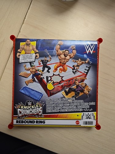 Mattel Collectible WWE Knuckle Crunchers Rebound Ring Playset Brand New ...