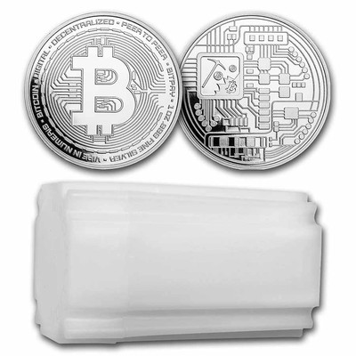 1 oz Silver Round - Bitcoin - Lot of 20 Rounds | eBay