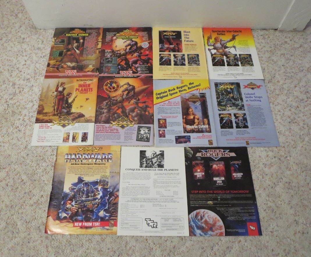 Lot of Magazine Ads ~ Buck Rogers XXVc 25th Century Role Playing Game ...