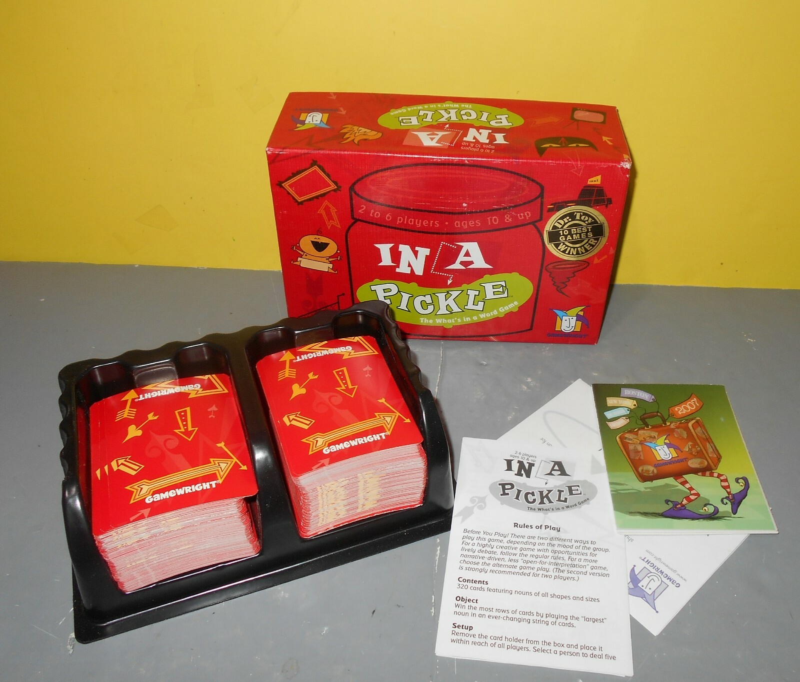 2004 In A Pickle - Card Game Word Game by Gamewright 2-6 Players Kids ...