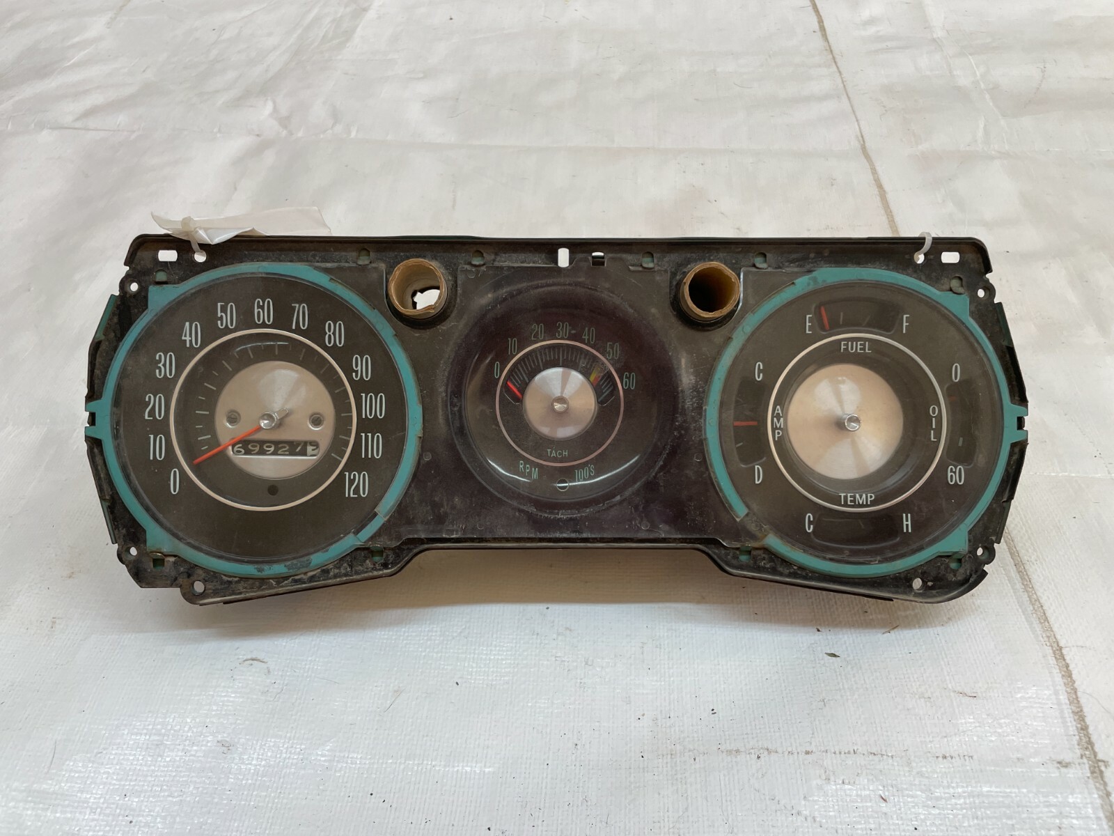 1964 1965 Chevelle Tach Cluster Malibu SS Tachometer Dash Full Gauges ...