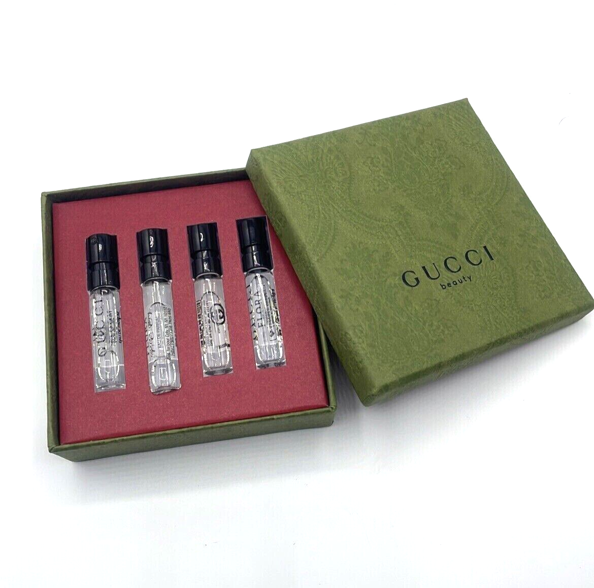 4 PC GUCCI GIFT SET Guilty, Bloom, Gorgeous Gardenia, Jasmine Sample ...