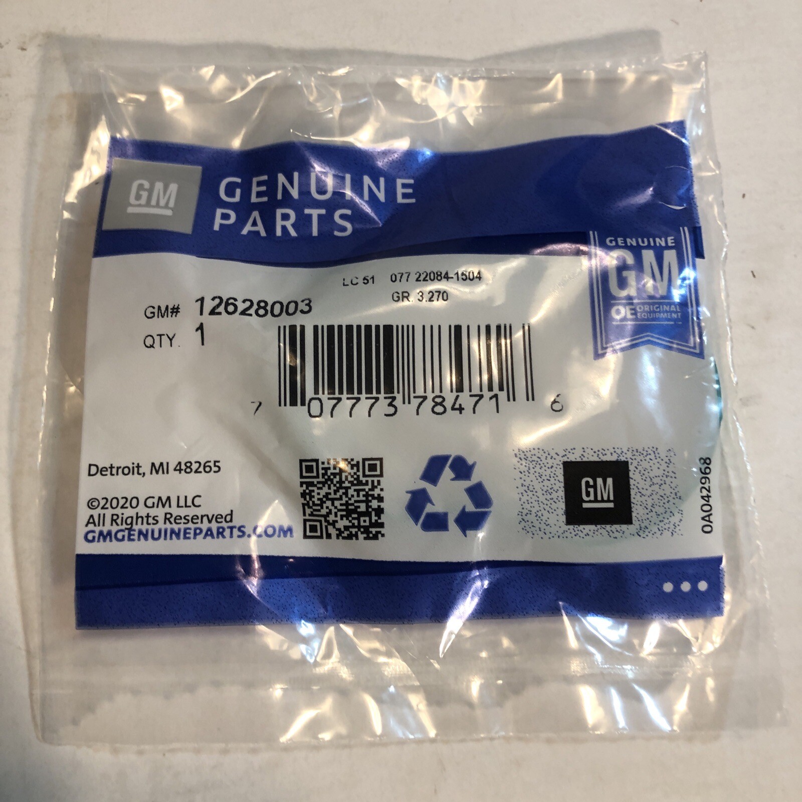 12628003 OEM GM Genuine Intake Manifold Gasket FREE | eBay