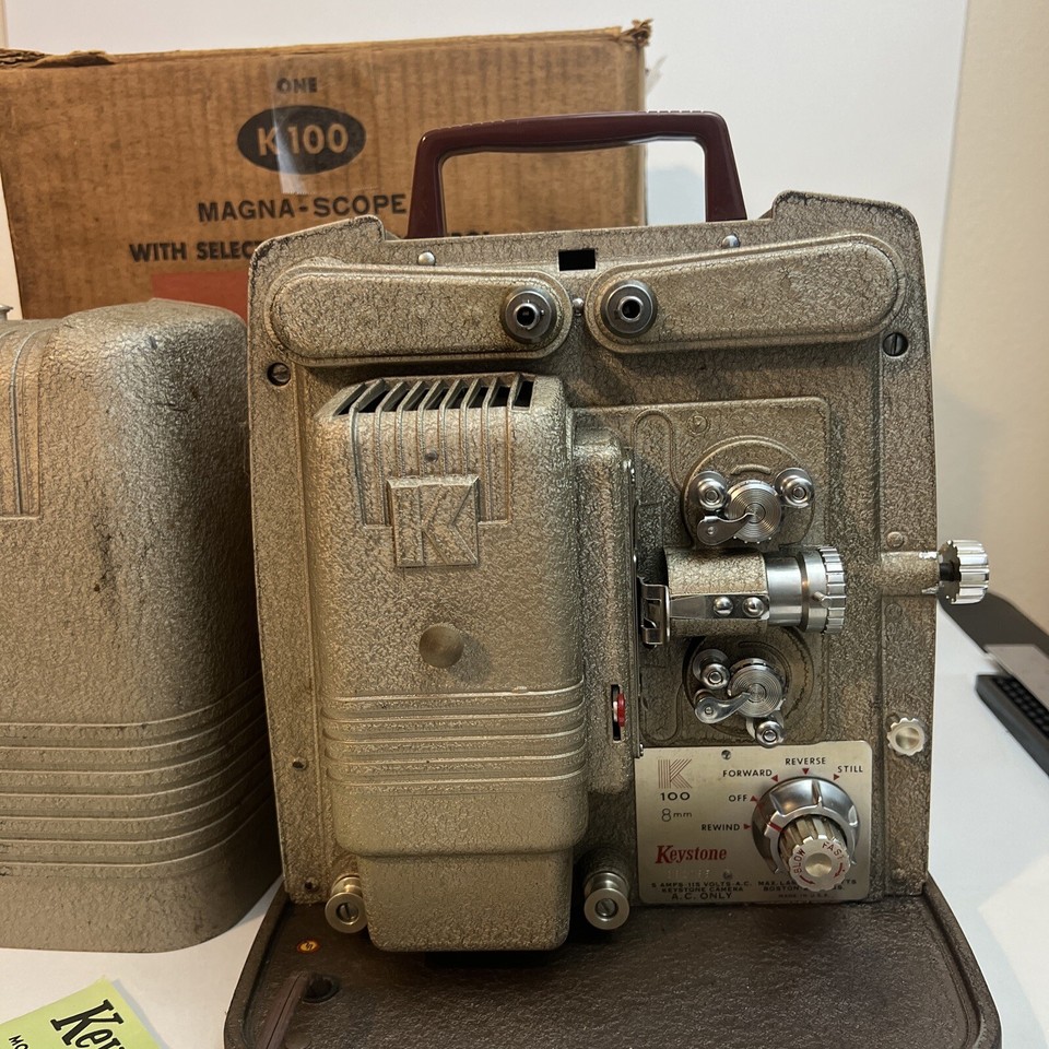 Vintage Keystone 8mm Automatic Movie Projector Model K-100 Tested ...