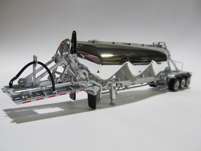 DCP FIRST GEAR 1/64 SCALE CHROME SILVER FRAME TRIPLE AXLE HEIL ...