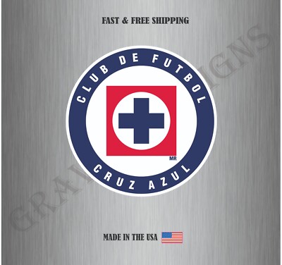 Cruz Azul Mexico Soccer Football Club Vinyl Sticker Decal Car Wall ...