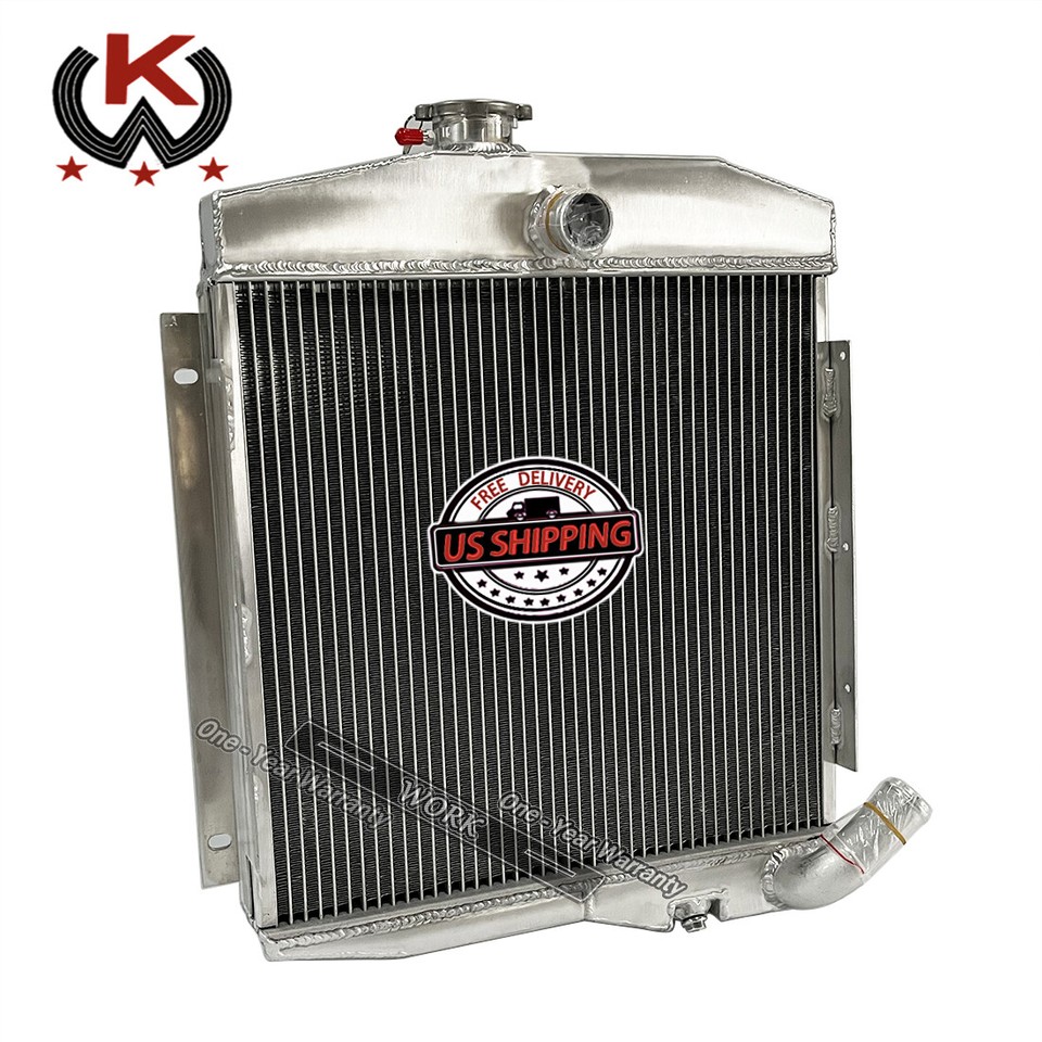 Cooling Radiator for 1965-1971 66 67 68 69 70 71 Jeep CJ5 CJ5A 3.7L ...