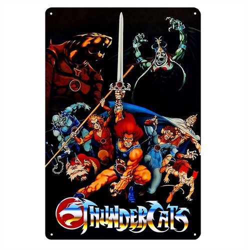 Thundercats Retro Cartoon Kids Tv Show Series Metal Poster Tin Sign ...