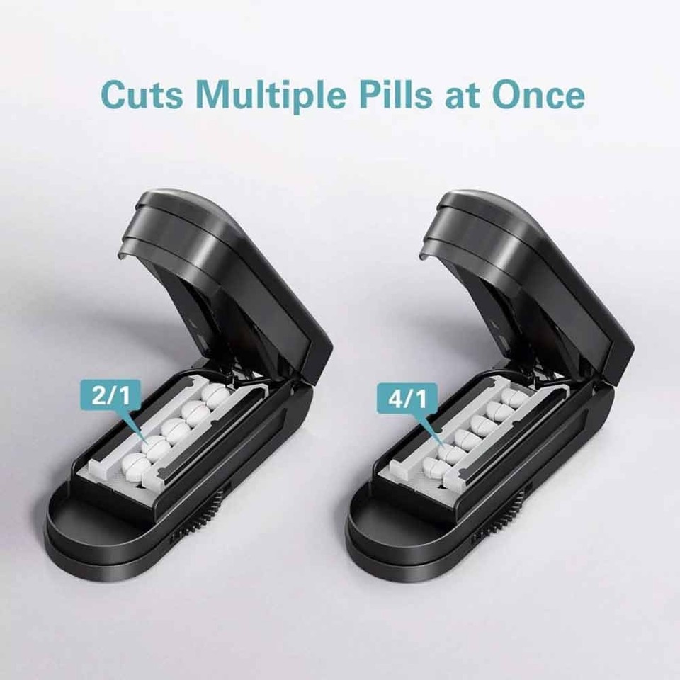 Adjustable Pill Cutter Splitter for Small Pills, Vitamins Multi-Tablet ...