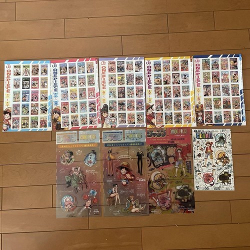 Shonen Jump Supplement ONE PIECE sticker clear bookmark set | eBay UK