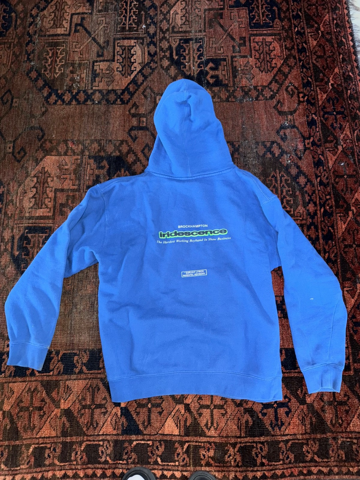BROCKHAMPTON IRIDESCENCE blue hoodie size medium | eBay