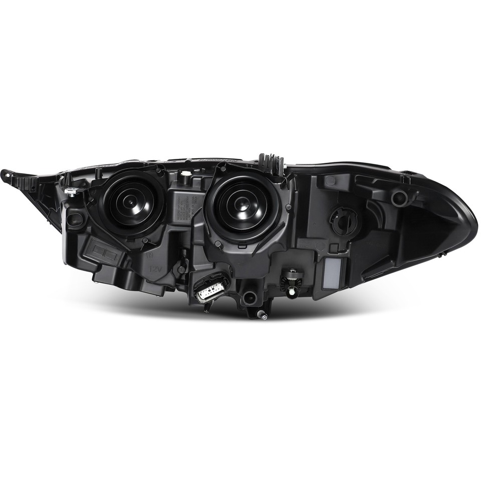 Right RH Side Headlight Assembly For 2017-2020 Ford Fusion Black w ...