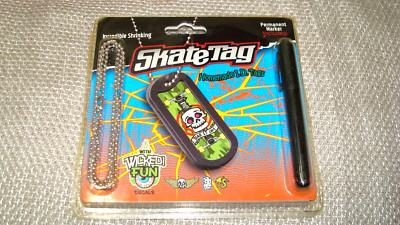 Brothers Incredible Shrinking Skate Tag Homemade I.D. Tags w/ Marker ...