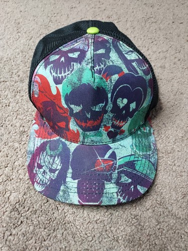 DC Comics Suicide Squad Movie Trucker Hat Mesh Back S… - Gem