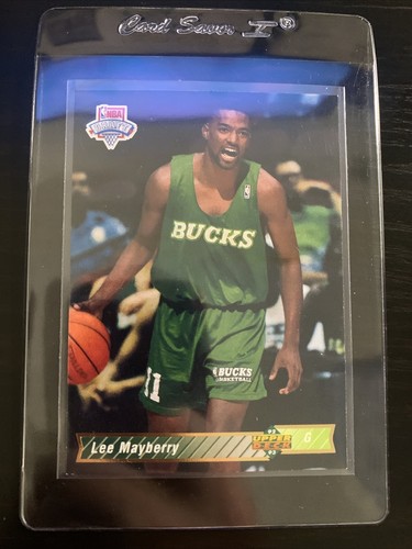1992-93 Upper Deck Lee Mayberry #17 Rookie Milwaukee Bucks RC | eBay
