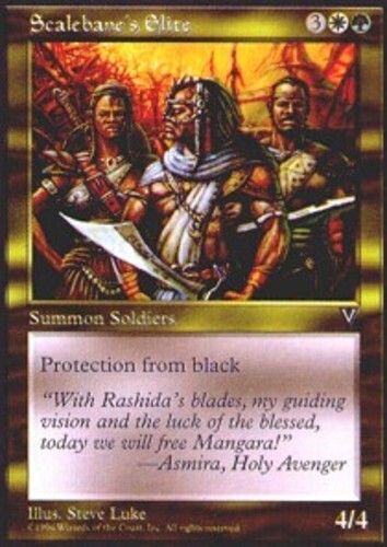 MTG: Scalebane's Elite [Moderately Played] Visions Magic the Gathering ...