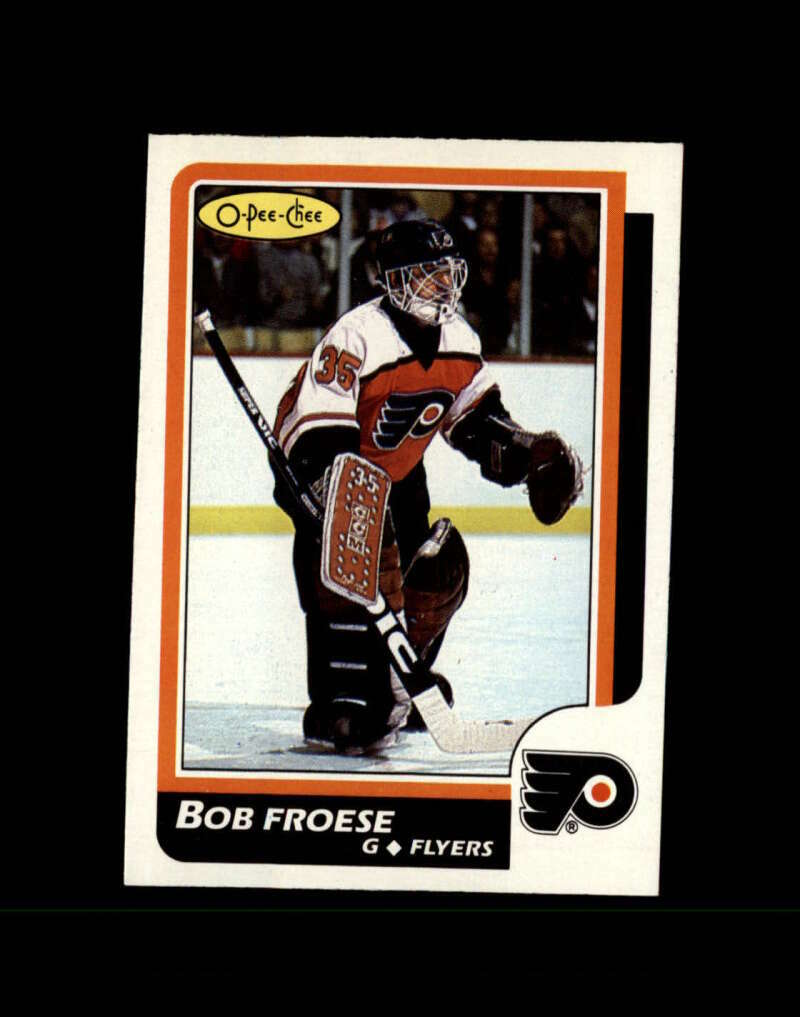 1986 O-Pee-Chee Hockey #055 Bob Froese STARX 9 MINT CS73615 | eBay